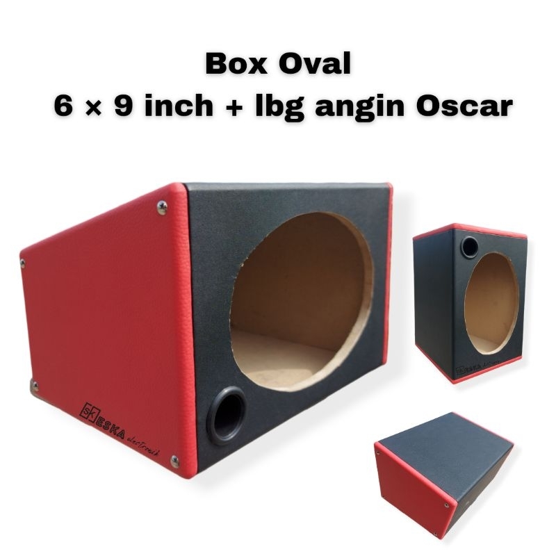 Jual Box Oval 6 × 9 inch Oscar Box Speaker Oval free terminal biding ...