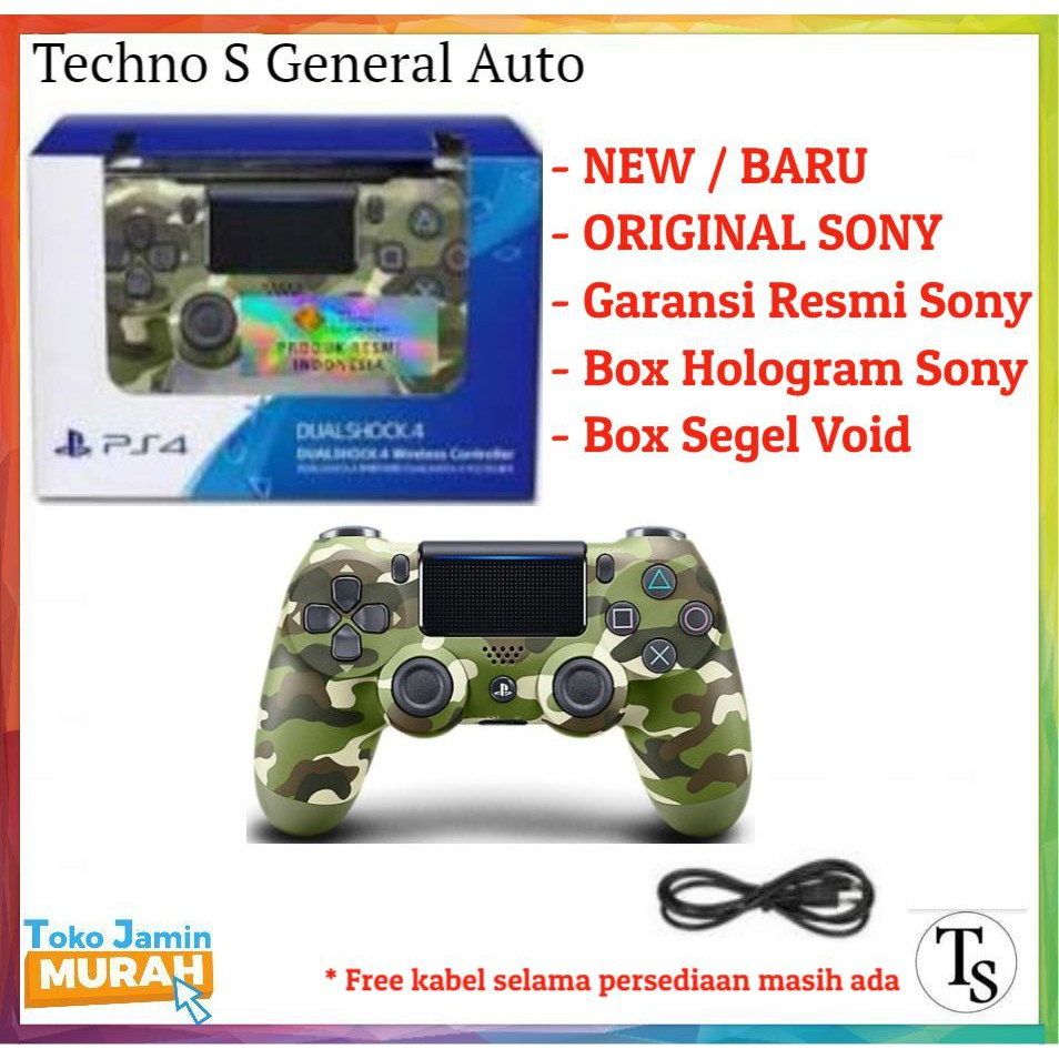 Jual Stik PS4 Original Garansi - Gamepad PS 4 - Controller PS4 / Stick ...