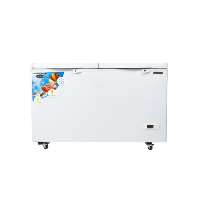 Jual CHEST FREEZER BOX FRIGIGATE LEMARI PEMBEKU F-450 LV 225 WATT 450 ...