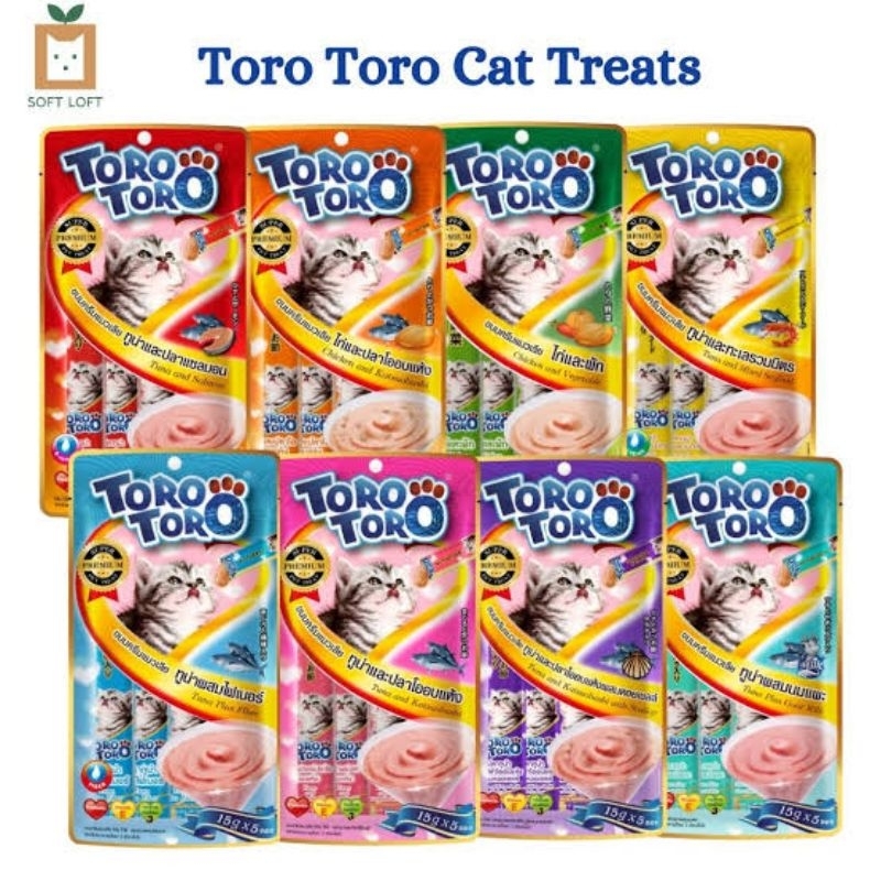Jual TORO TORO Cat Snack Liquid Cream + Probiotic Snack Kucing Bergizi ...