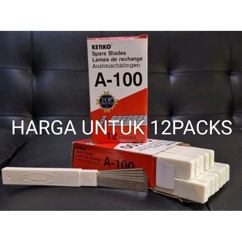 Jual Refill Cutter Kecil Kenko A-100 (Harga untuk 1 Kotak/12 Tube ...