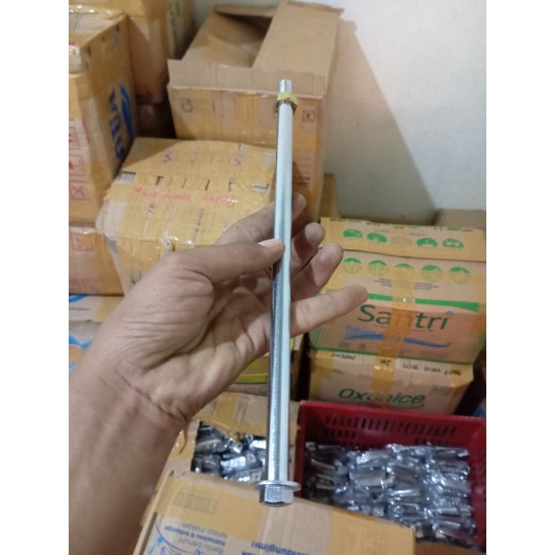 Jual AS RODA DIAMETER 12MM PANJANG 30CM /AS RODA SUPER PANJANG ...