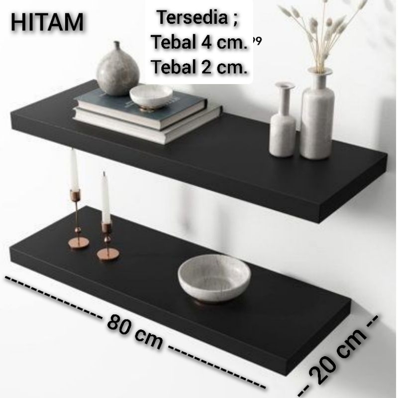Jual Ambalan Decorasi Dinding , Tersedia tebal 2 dan 4 cm, panjang 80 ...