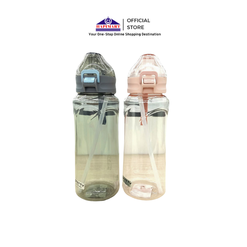 Jual Botol Minum Bening Plastik Mini Warna Pastel Simple Aesthetic Anti ...