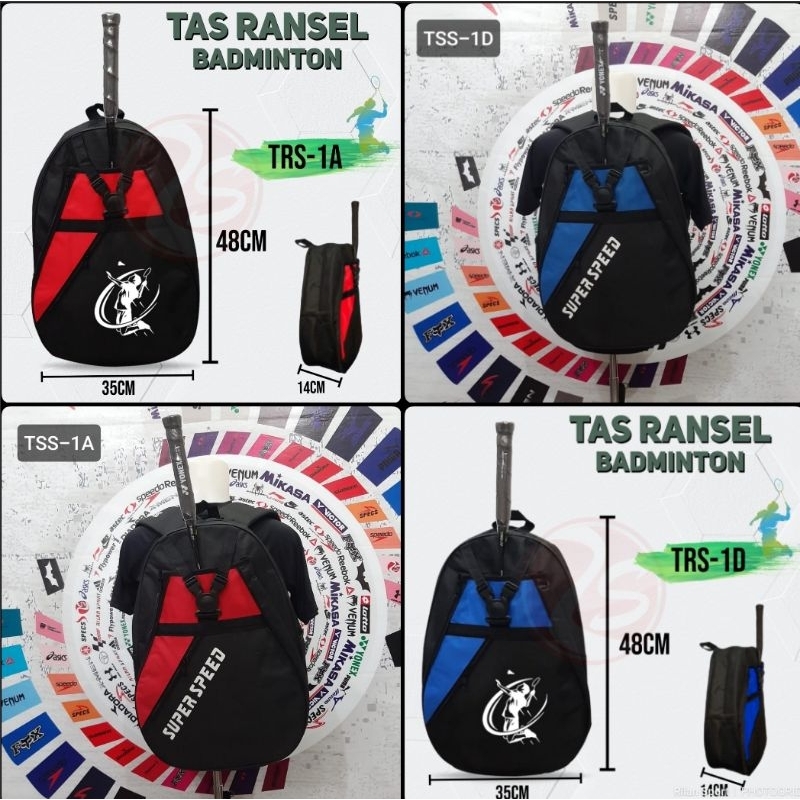 Jual Ransel badminton tas raket bulutangkis tas punggung olahraga back ...