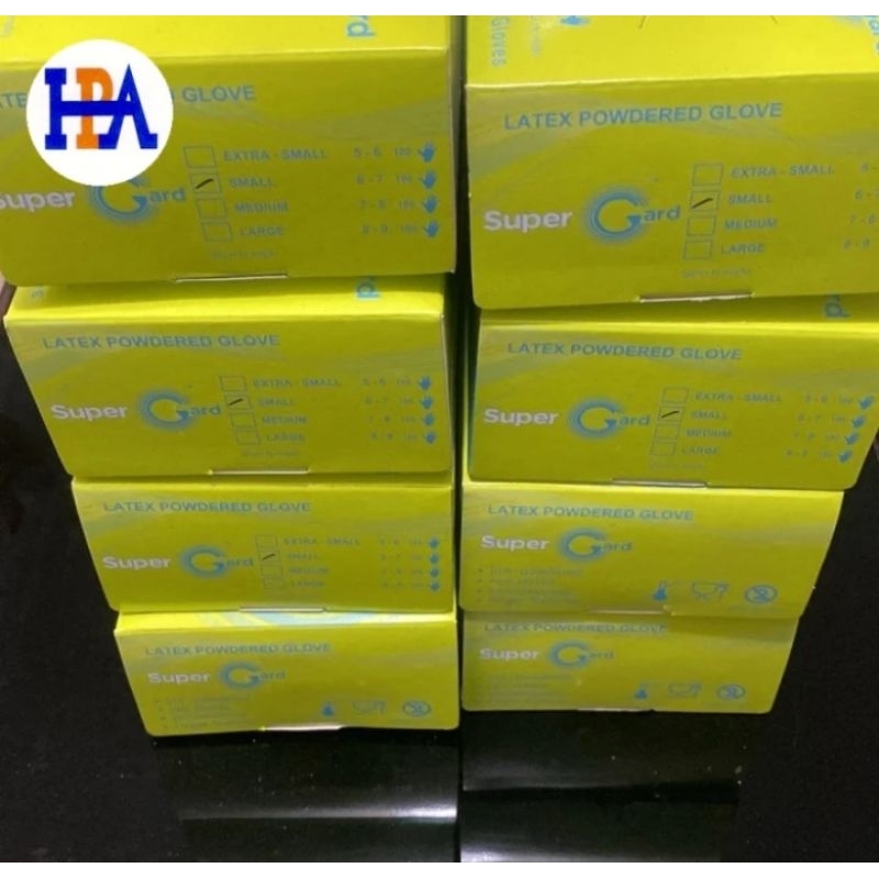 Jual sarung tangan super gard latex disposable glove | Shopee Indonesia