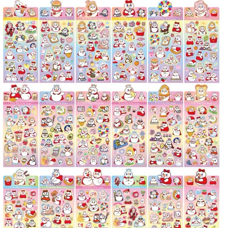 Jual Stiker Lucu Karakter Mixue 1pcs Aesthetic Cocok Untuk Anak-Anak ...