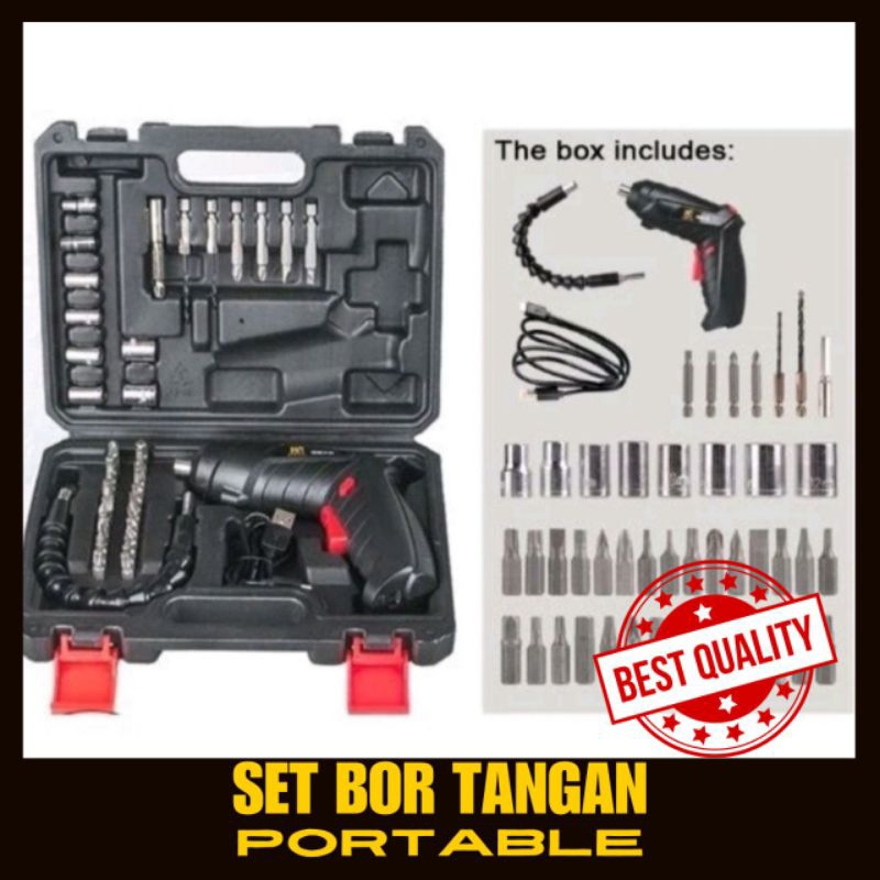 Jual Mesin Bor Tangan Portable Charger Tanpa Kabel 42 Cordles Import ...