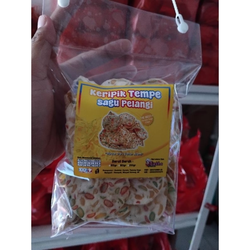 Jual [Oleh-Oleh Khas Malang] Keripik kripik Tempe Sagu PELANGI Original ...