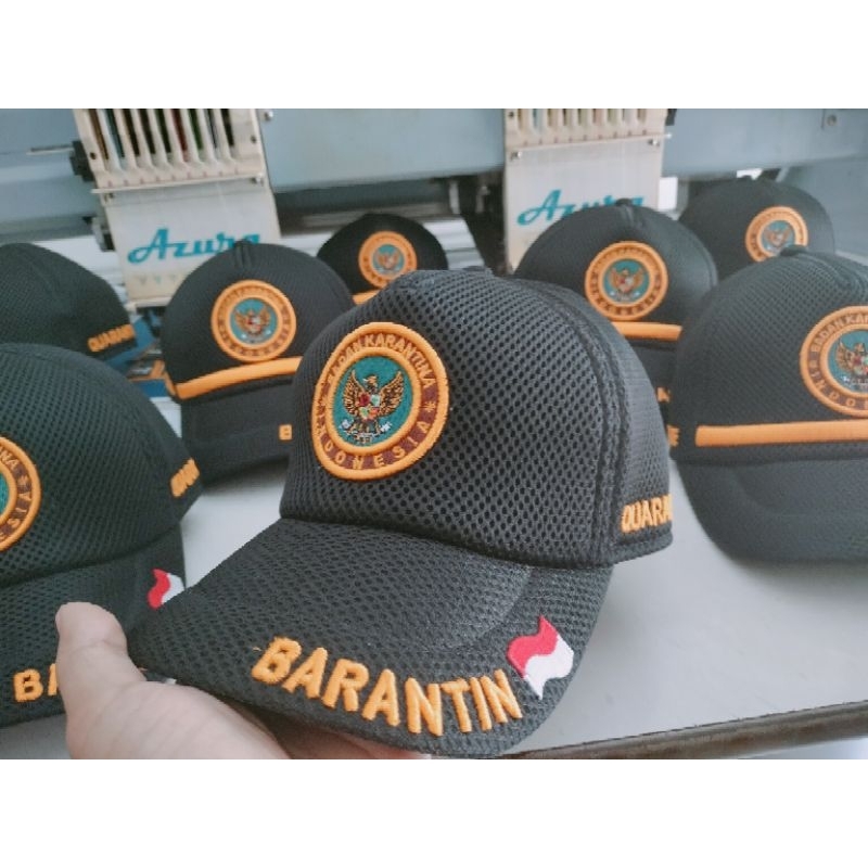 Jual TOPI BARANTIN / TOPI QUARANTINE / TOPI BADAN KARANTINA INDONESIA ...