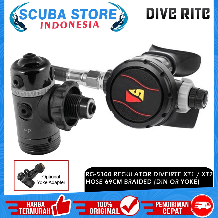 Jual RG5300 Regulator Dive Rite 1st Stage XT1 Diaphragm 2nd Stage ...