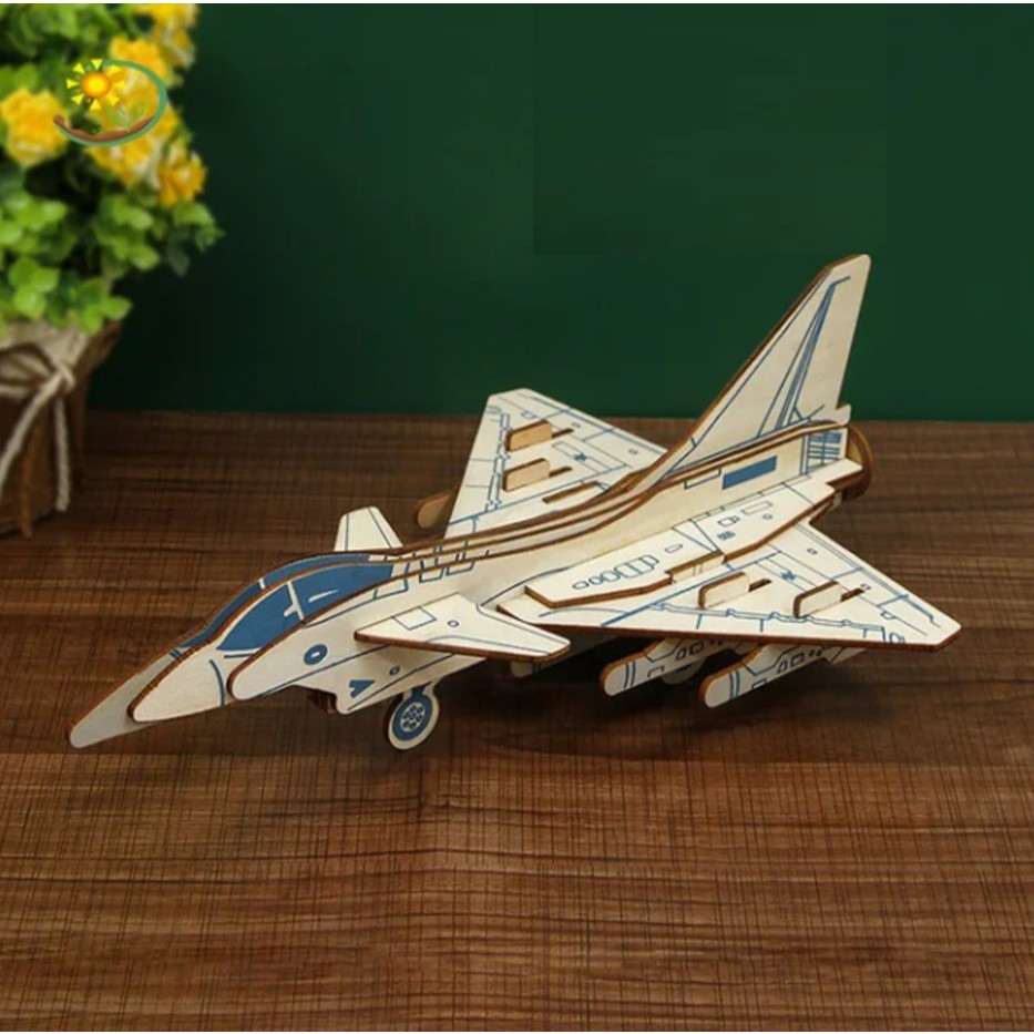 Jual Puzzle 3D - Wooden Puzzle - Pazel Kayu | Puzzle Pesawat | Shopee ...