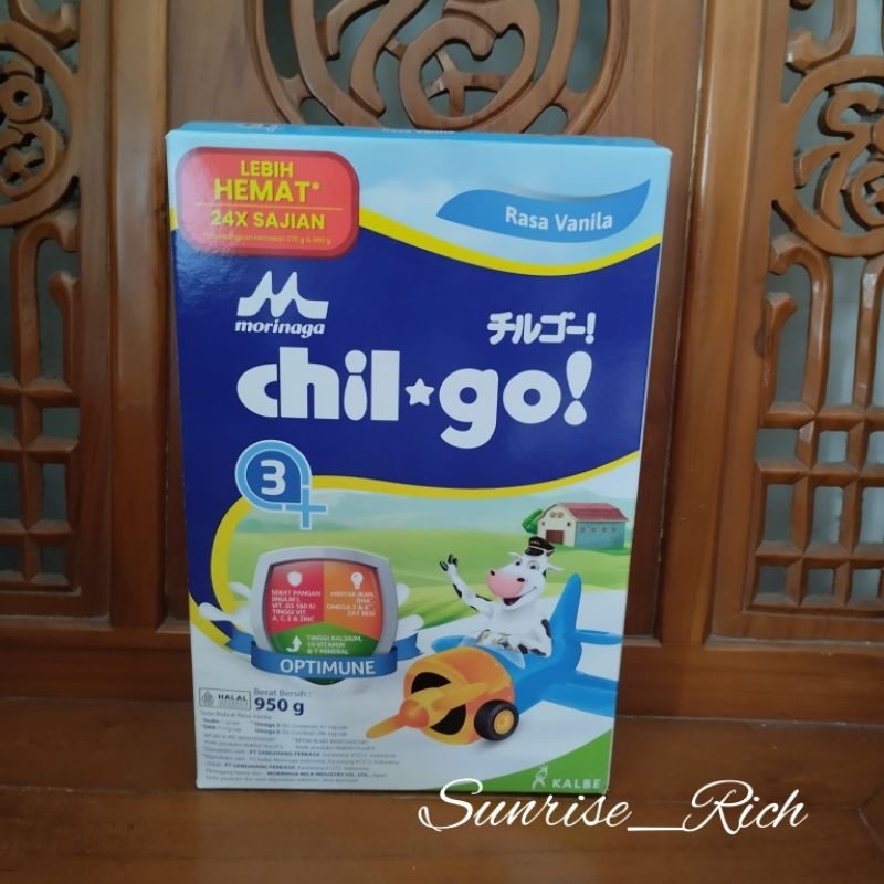Jual CHIL GO POWDER 3+ VANILA 950 gram Kemasan Baru | Shopee Indonesia