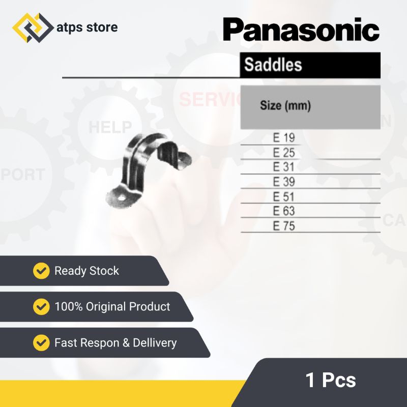 Jual Clamp Pipa Panasonic / Sadle Pipa Conduit Panasonic E19/E25 | Shopee Indonesia
