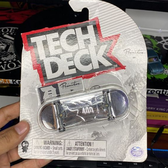 Jual Teck Deck Primitive Ultra Rare Platinum Fingerboard | Shopee Indonesia