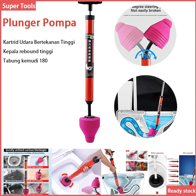 Jual [ready stock] Plunger Pompa /Pompa Anti Sumbat Toilet /Plunger ...
