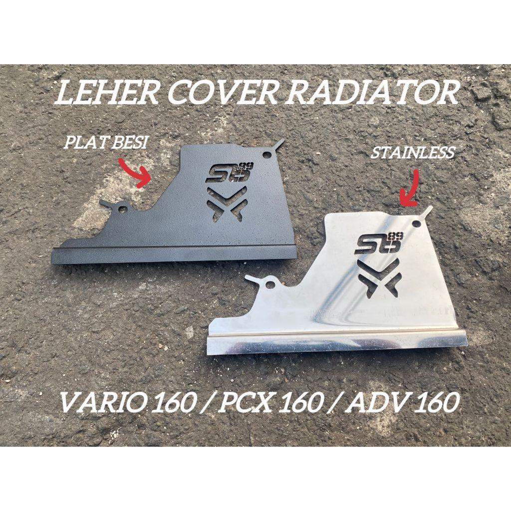 Jual Cover Leher Radiator Vario 160 Bahan Besi Dan Stainless Steel ...