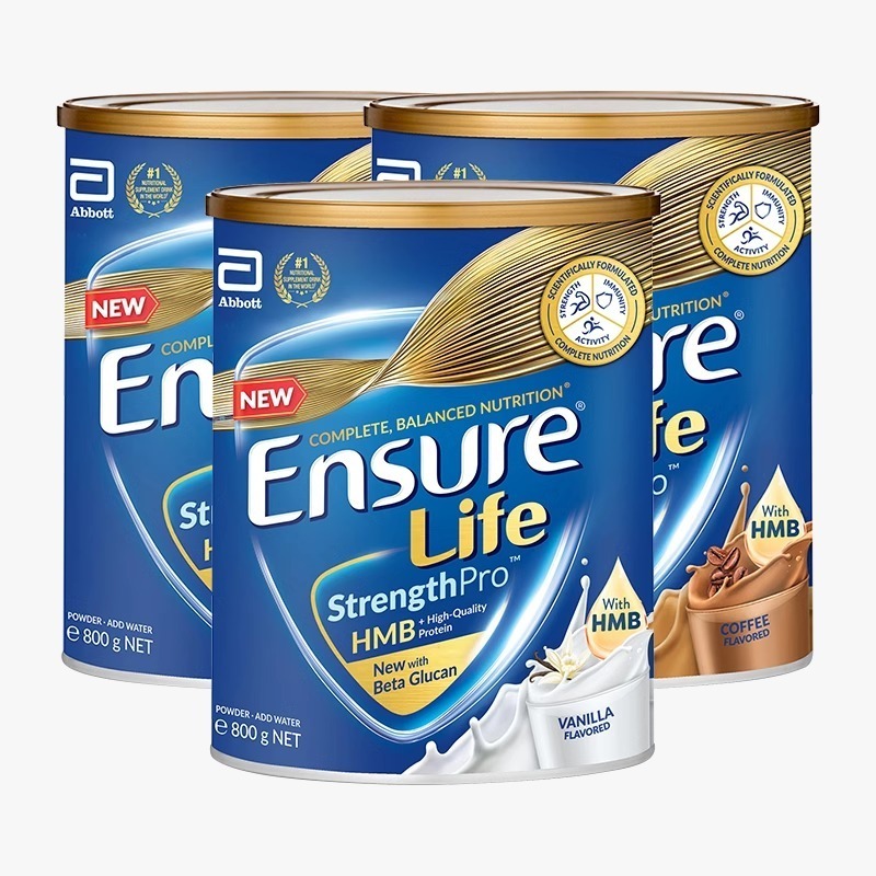 Jual Ensure Life Vanila Vanilla / Coffee Kopi susu bubuk milk powder HMB Singapore 800g | Shopee ...