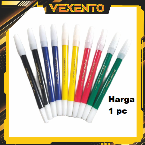Jual Spidol Snowman Original Marker Kecil Hitam Merah Kuning Hijau by ...