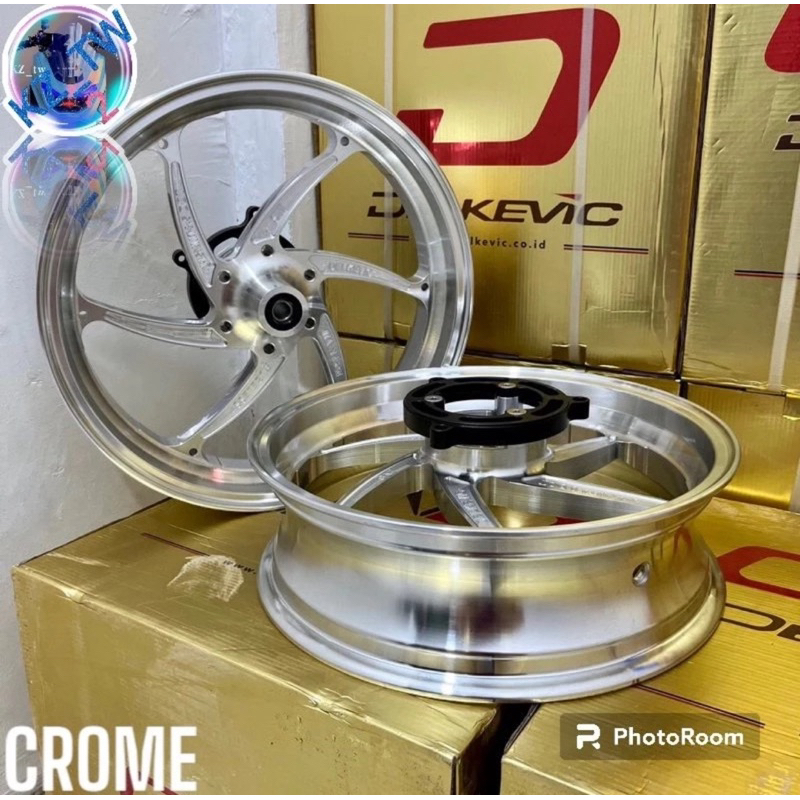 Jual VELG DELKEVIC SIX STAR XMAX 250/300 depan 3.50x15 belakang 400x14 ...