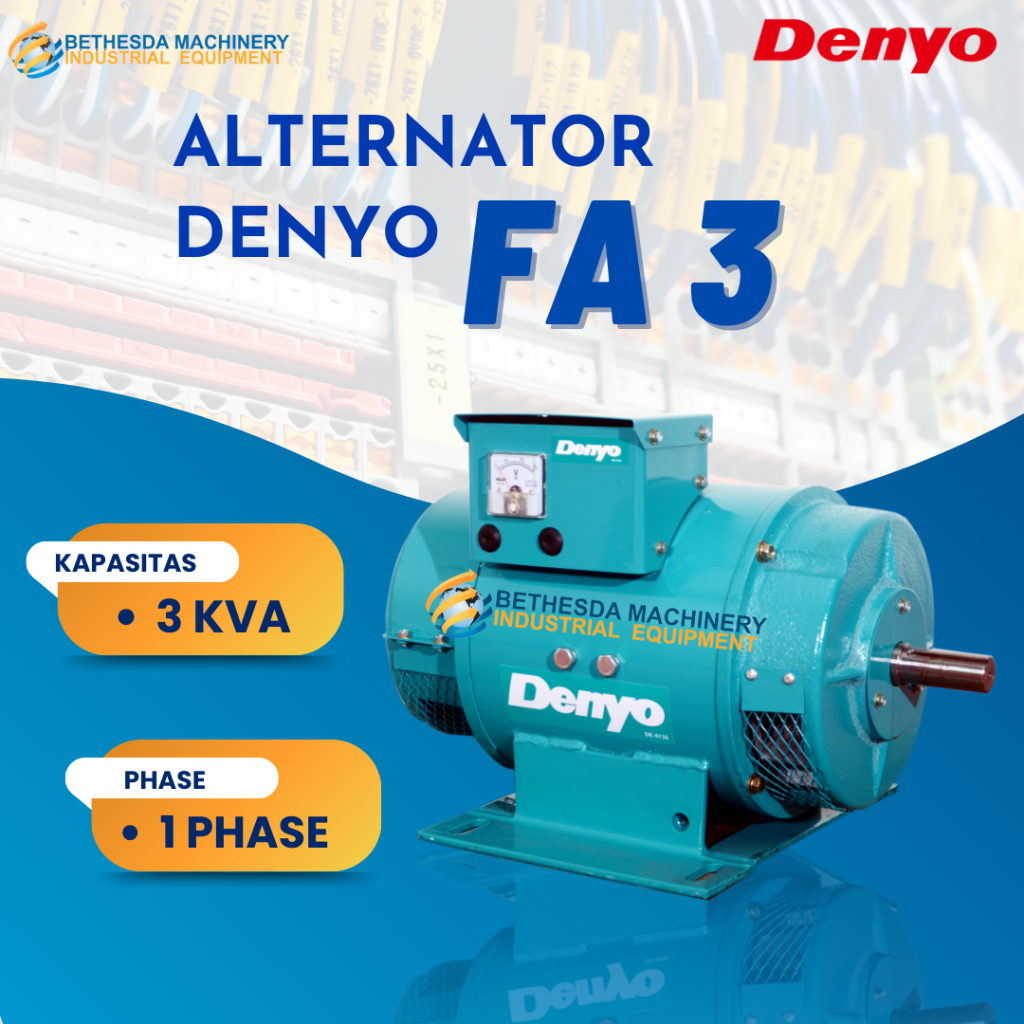 Jual Dinamo alternator denyo FA 3 Generator genset Denyo 3000 Watt FA3 ...