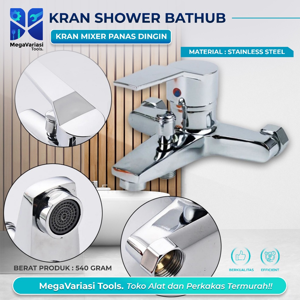 Jual Keran Mixer Panas Dingin Kran Shower Bathtub Kran Water Heater ...