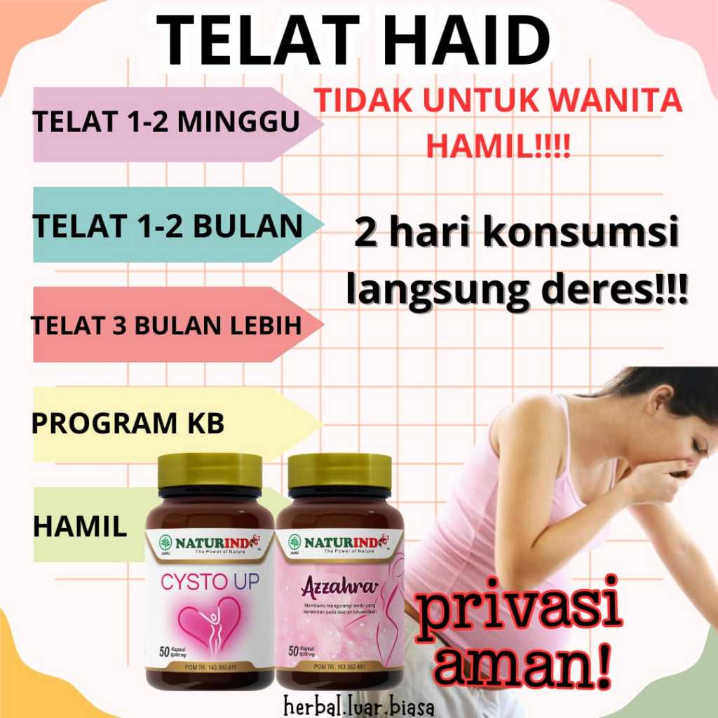 Jual Obat Telat Haid Paling Ampuh Dateng Bulan Haid Pelancar Pelancat ...