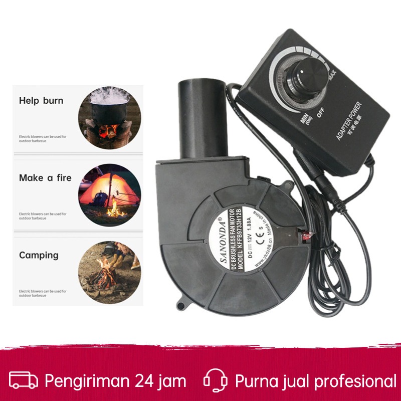 Jual [2500RPM] Blower Fan Kipas Blower Bbq Ac Turbocharger Portabel ...