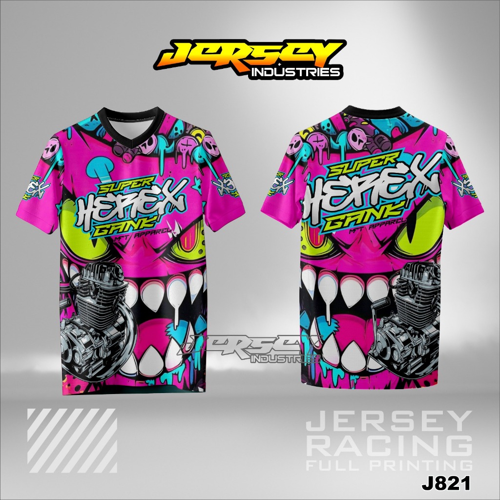 Jual Kaos Jersey Racing CB100 Baju Distro CB HEREX Sunmori | Shopee ...