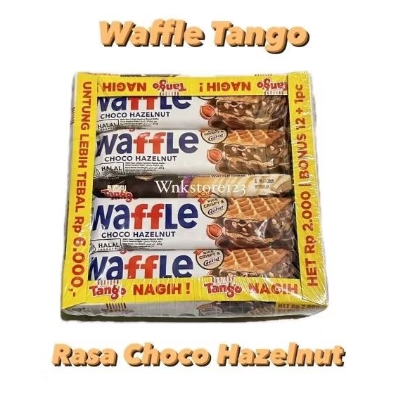 Jual Tango waffle kemasan 2000 wafle choco hazelnut | cookies cream ...
