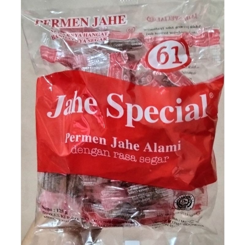Jual Permen Jahe Special 61 / Ting Ting Jahe / Ginger Candy / Permen ...
