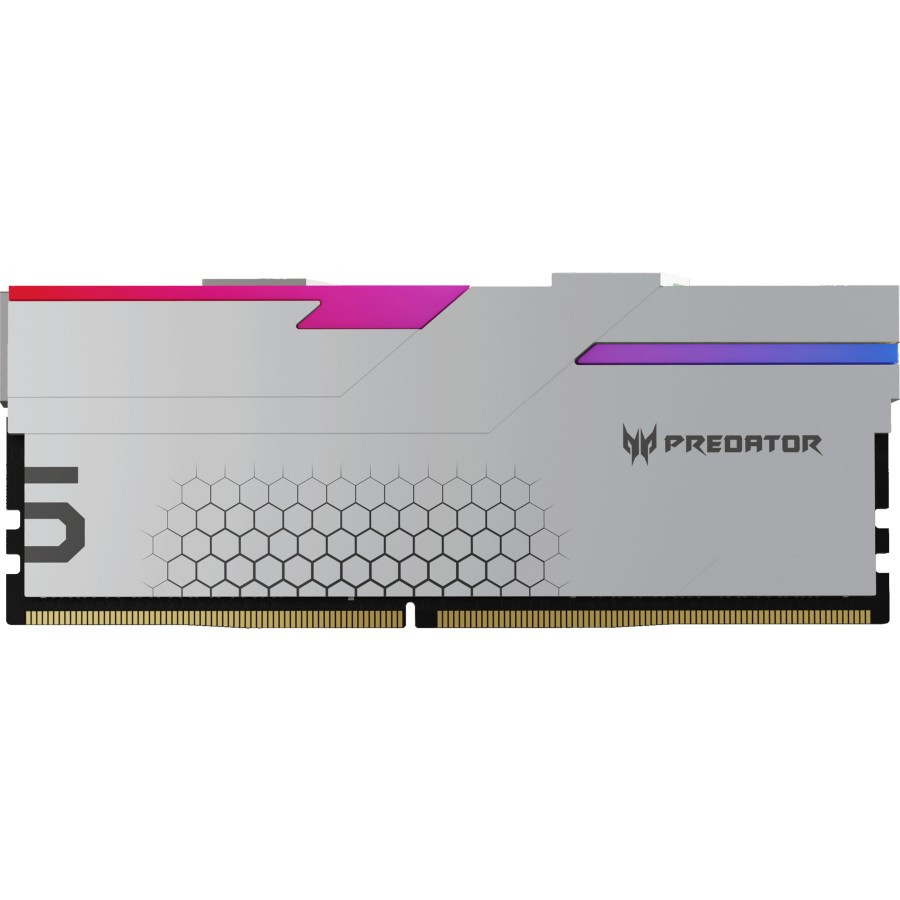 Jual ACER PREDATOR HERMES RGB SILVER DDR5 PC5-51200 6400MHz 32GB ...