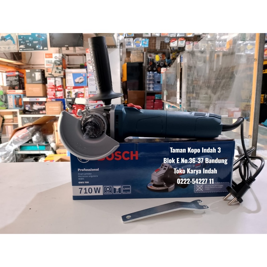 Jual Mesin Disc Grinder Gurinda Selep 4" Bosch GWS 700 Contractor ...