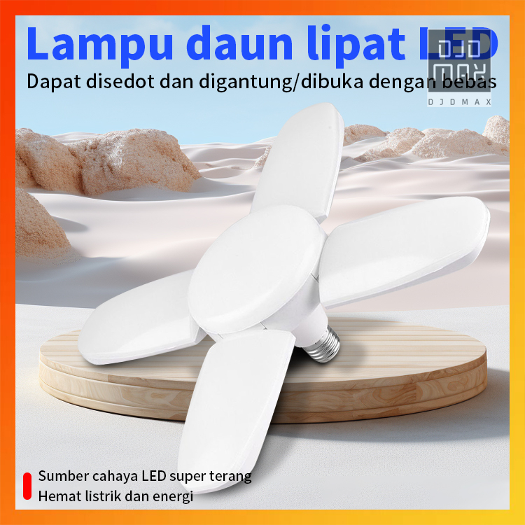 Jual DJDMax Lampu Bohlam Lipat Model Kipas 4 Sayap 28Watt / Lampu Foot ...