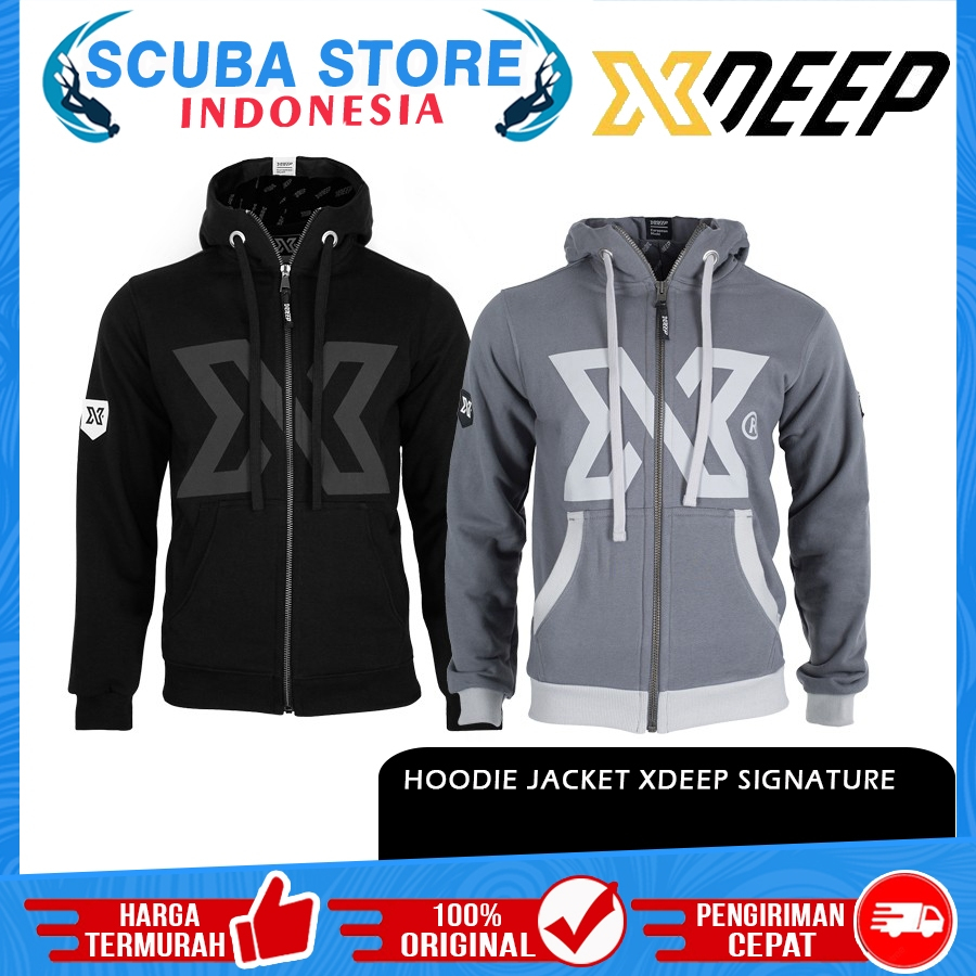 Jual Hoodie Jacket Xdeep Signature Original Kaos Baju Selam Jaket Distro Model Scuba Diving Dive ...