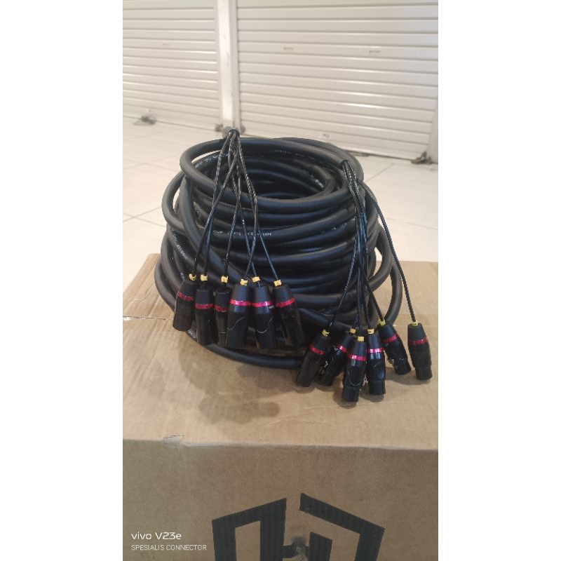 Jual Kabel snake isi 6 Linkon snake cable xlr male to female SPL Audio ...