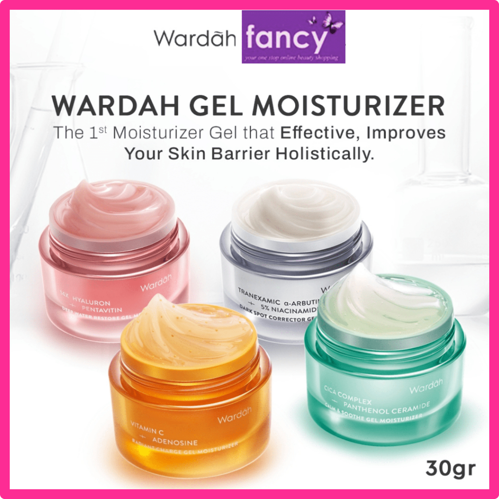 Jual Wardah Gel Moisturizer 30 gr NEW SKIN BARRIER Series Reborn Now ...