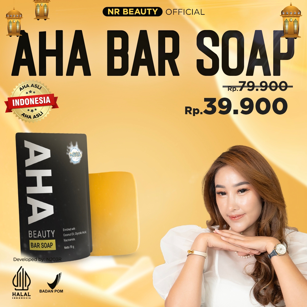 Jual N203R AHA Bar Soap NR Beauty (70gr) | Shopee Indonesia