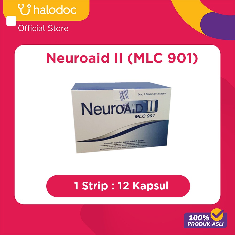 Jual Neuroaid II (MLC 901) 12 Kapsul | Shopee Indonesia