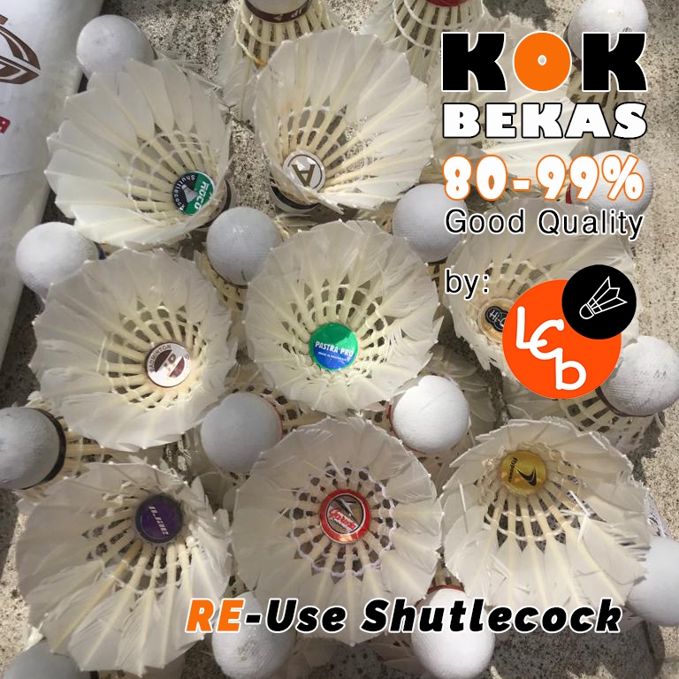 Jual (1slop) Shuttlecock Badminton Drilling / Kok Bulutangkis Bekas (1 ...