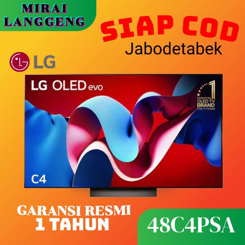 Jual LG OLED 48C4/48C4PSA 4K Smart tv 48 inch 2024 series | Shopee ...