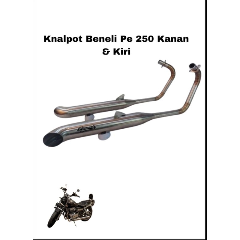 Jual Knalpot Beneli Petagonian Eagle Pe 250 Custom Kanan Kiri | Shopee ...