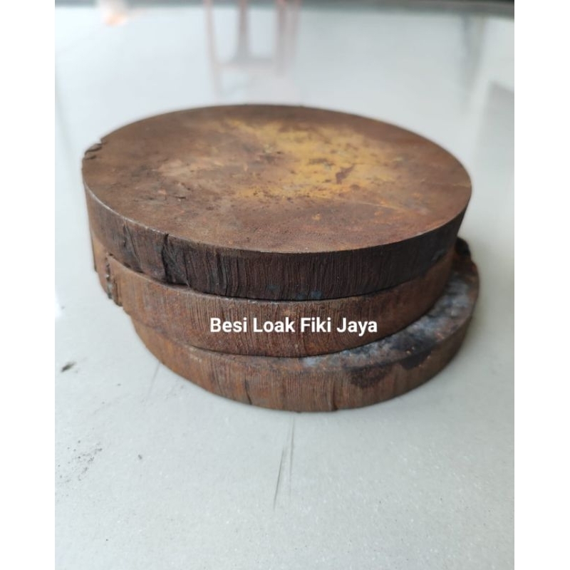 Jual Plat Besi Bulat Tebal 20mm dan 22mm Diameter 16.3cm | Shopee Indonesia
