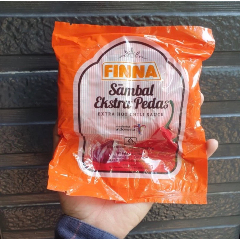 Jual Finna Saus Sambal extra Pedas 9gr x 22pcs | Saus Extra hot Finna ...