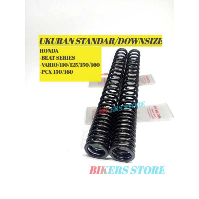 Jual PER SHOCKBREAKER DEPAN HONDA BEAT VARIO GENIO SCOOPY PCX UKURAN ...