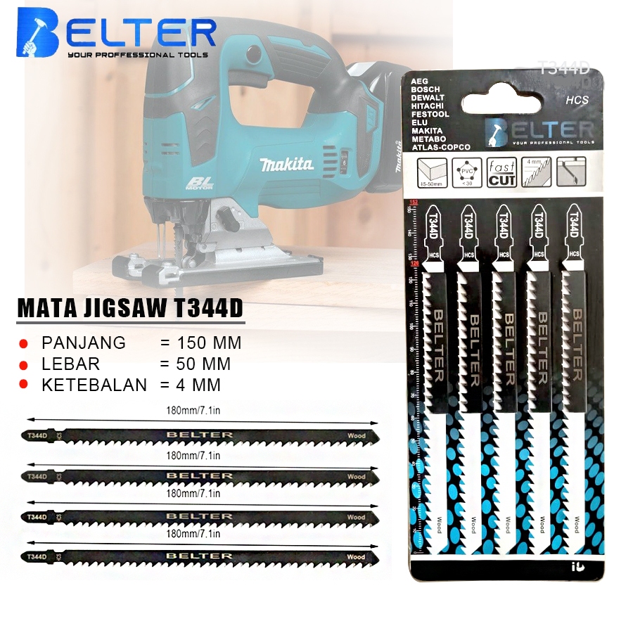 Jual Mata Jigsaw Gergaji Kayu Triplek High Quality Wood Jig Saw Blade ...