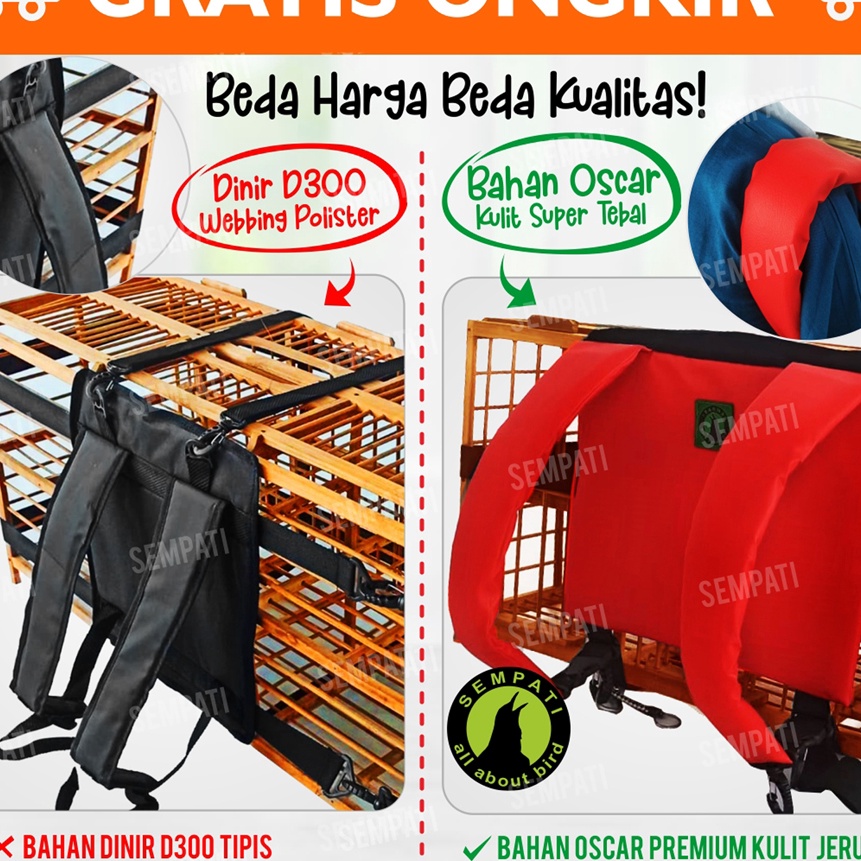 Jual KI3 Tas Sangkrip Tas Burung Dara Tas Merpati Tas Ransel GENDONG ...