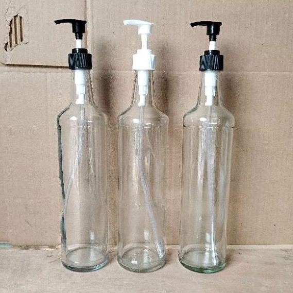 Jual DRUM PUMP, BOTOL KACA 600ML TUTUP PUMP, BOTOL PUMP SIRUP | Shopee ...