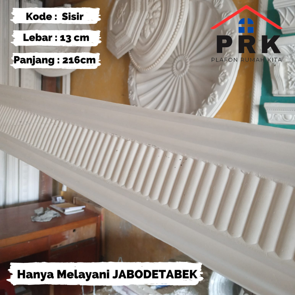 Jual Lis List Gypsum Gipsum Motif (MINIMALIS) Sisir lebar 13cm Plafon ...