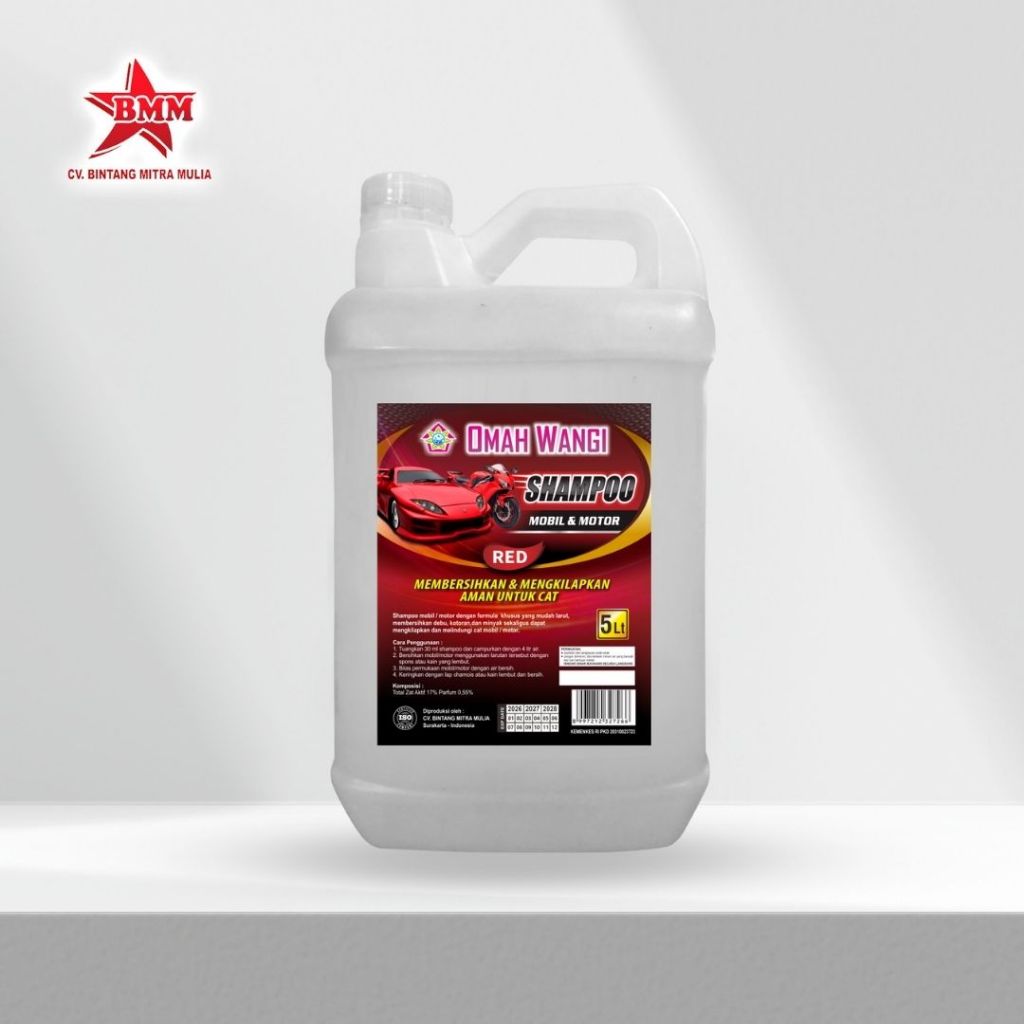 Jual Omah Wangi Shampo Mobil 5L Cuci Mobil Lebih Bersih Mengkilap dan ...